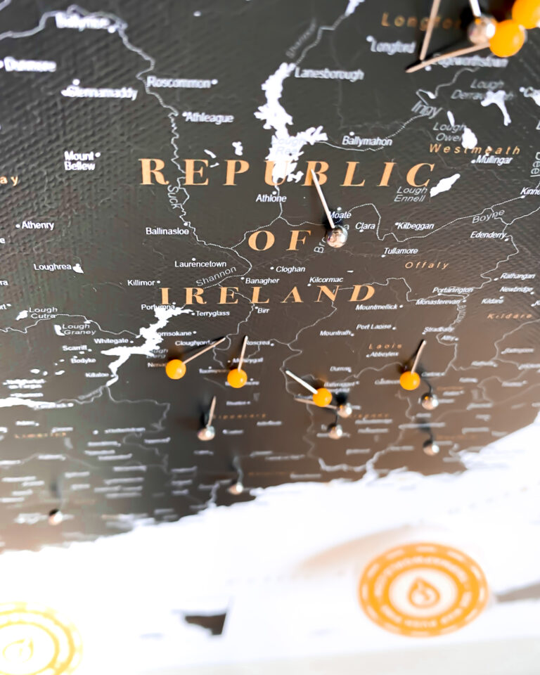 Ireland & UK Map Pin Board - Trip Map World Review